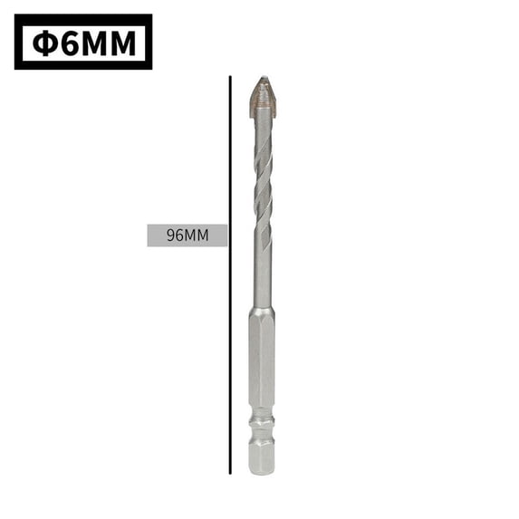 1pc Triangular Drill Bit Tungsten Carbide Hole Opener 6/8/10/12mm For ...