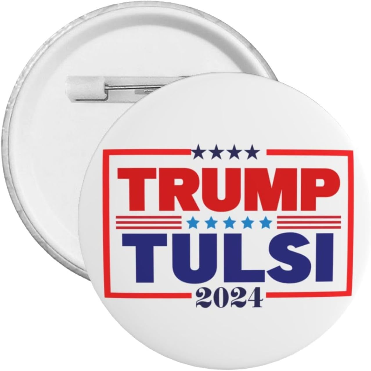 1pc Trump Tulsi 2024 Button Pins Trump Tulsi 2024 President Pin Trump ...