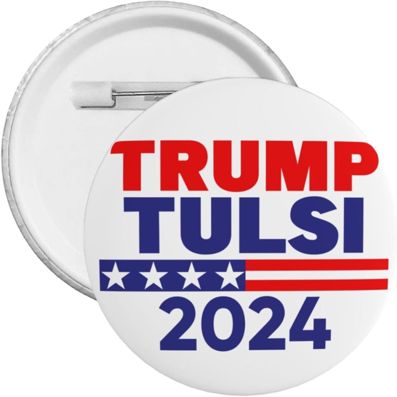 1pc Trump Tulsi 2024 Button Pins Trump Tulsi 2024 President Pin Trump ...