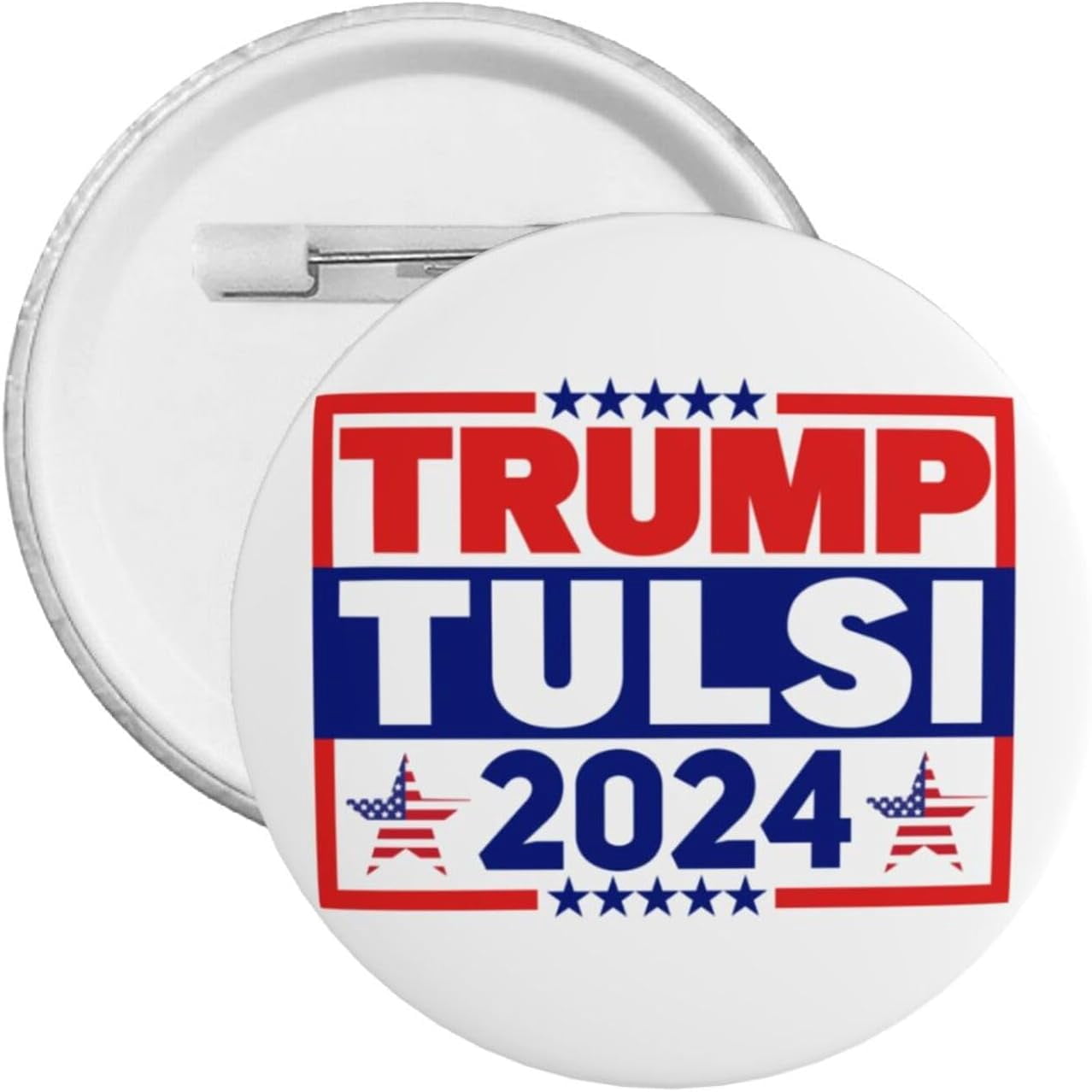 1pc Trump Tulsi 2024 Button Pins Trump Tulsi 2024 President Pin Trump ...