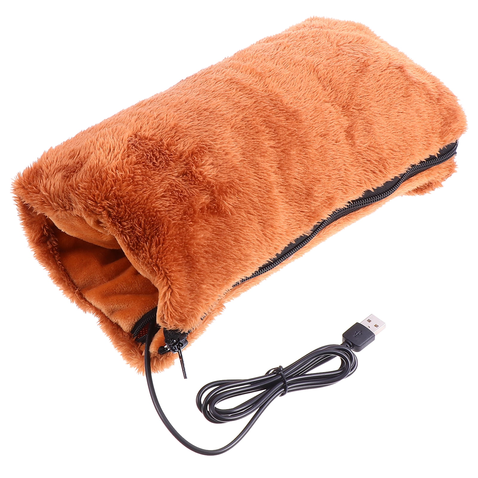 1pc USB Charging Hand Warmer Winter Plush Hand Muffs Birthday Gift for ...