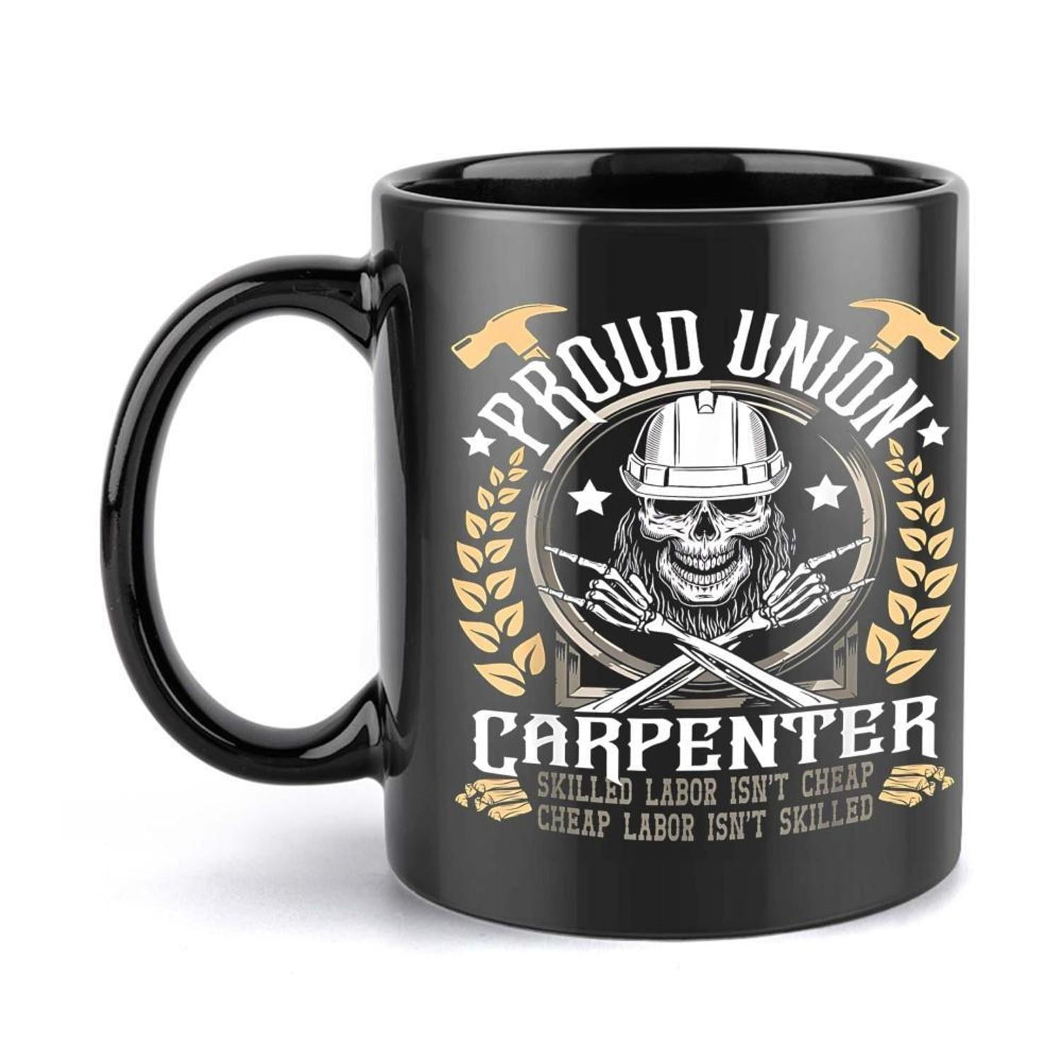 1pc Union Carpenter Coffee Mug 11oz Ceramic Cup Proud Union Carpenter ...
