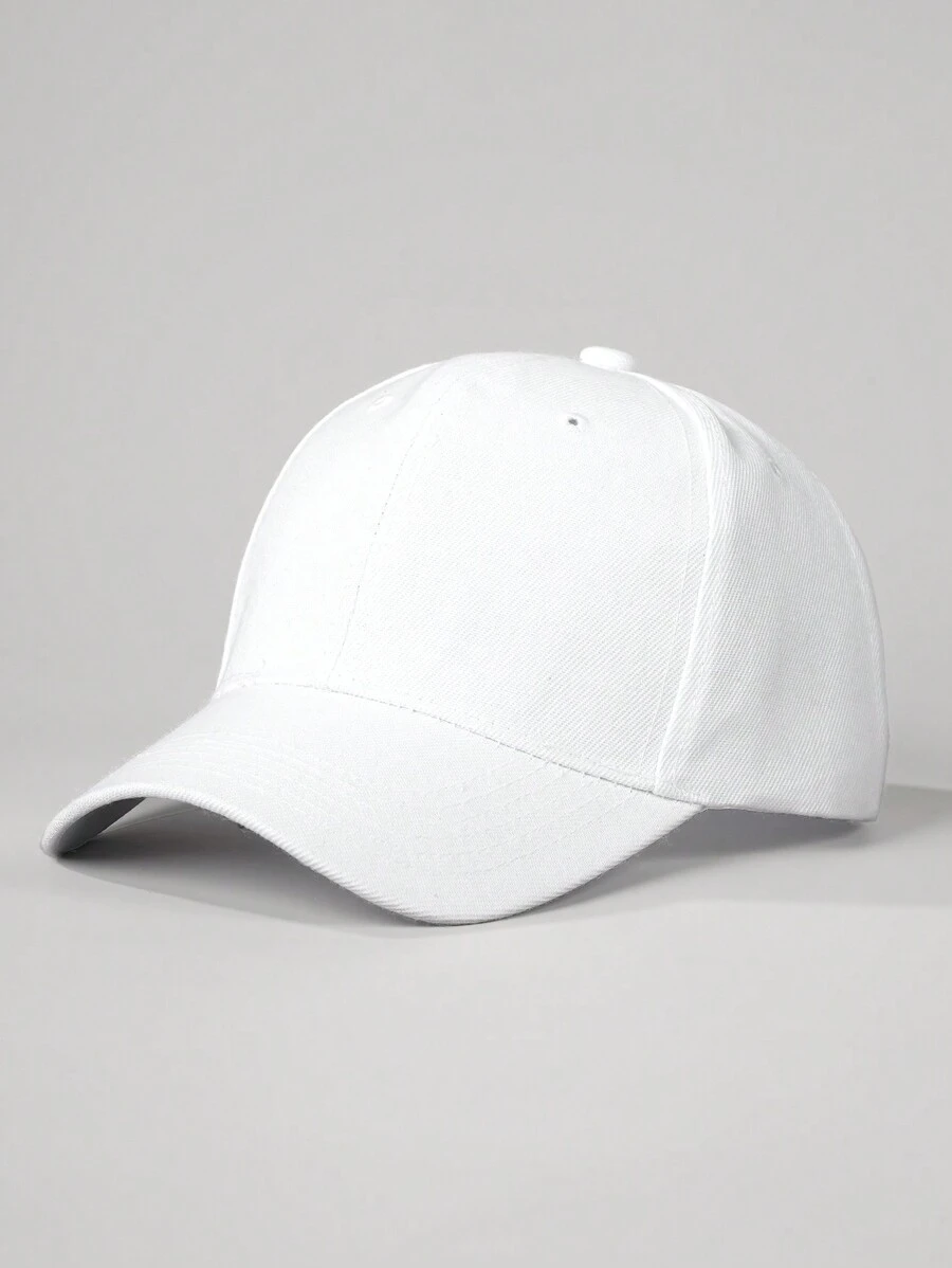 1pc Unisex Solid Color Baseball Cap, Adjustable Fit, Y2K Trendy Style ...