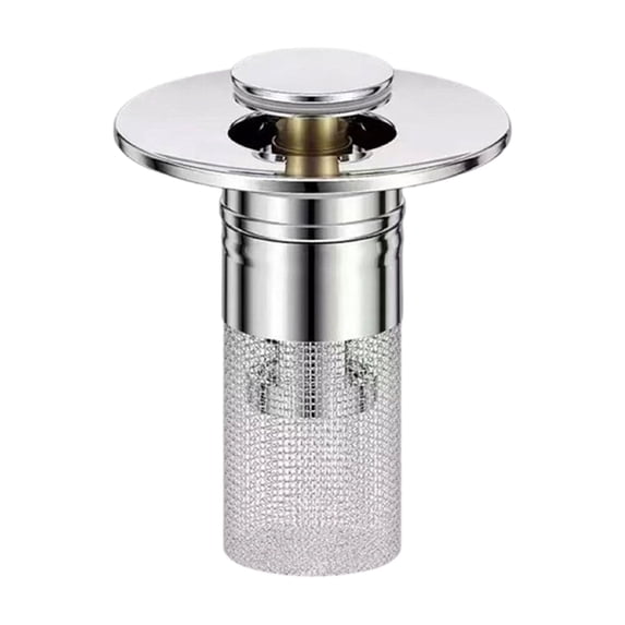 1pc Universal Push Button Sink Water Stopper, Pop Up Drain Plug with ...