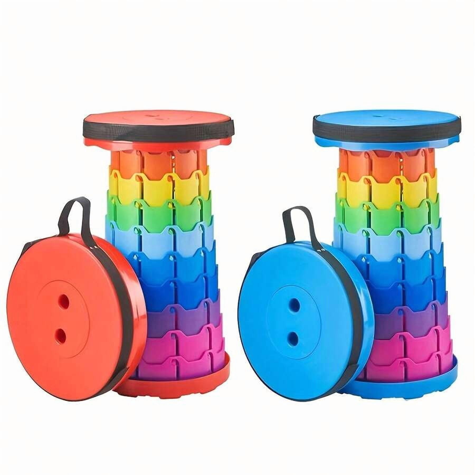 1pc Upgraded Folding Stool Thickened, Portable Folding Stool Telescopic ...