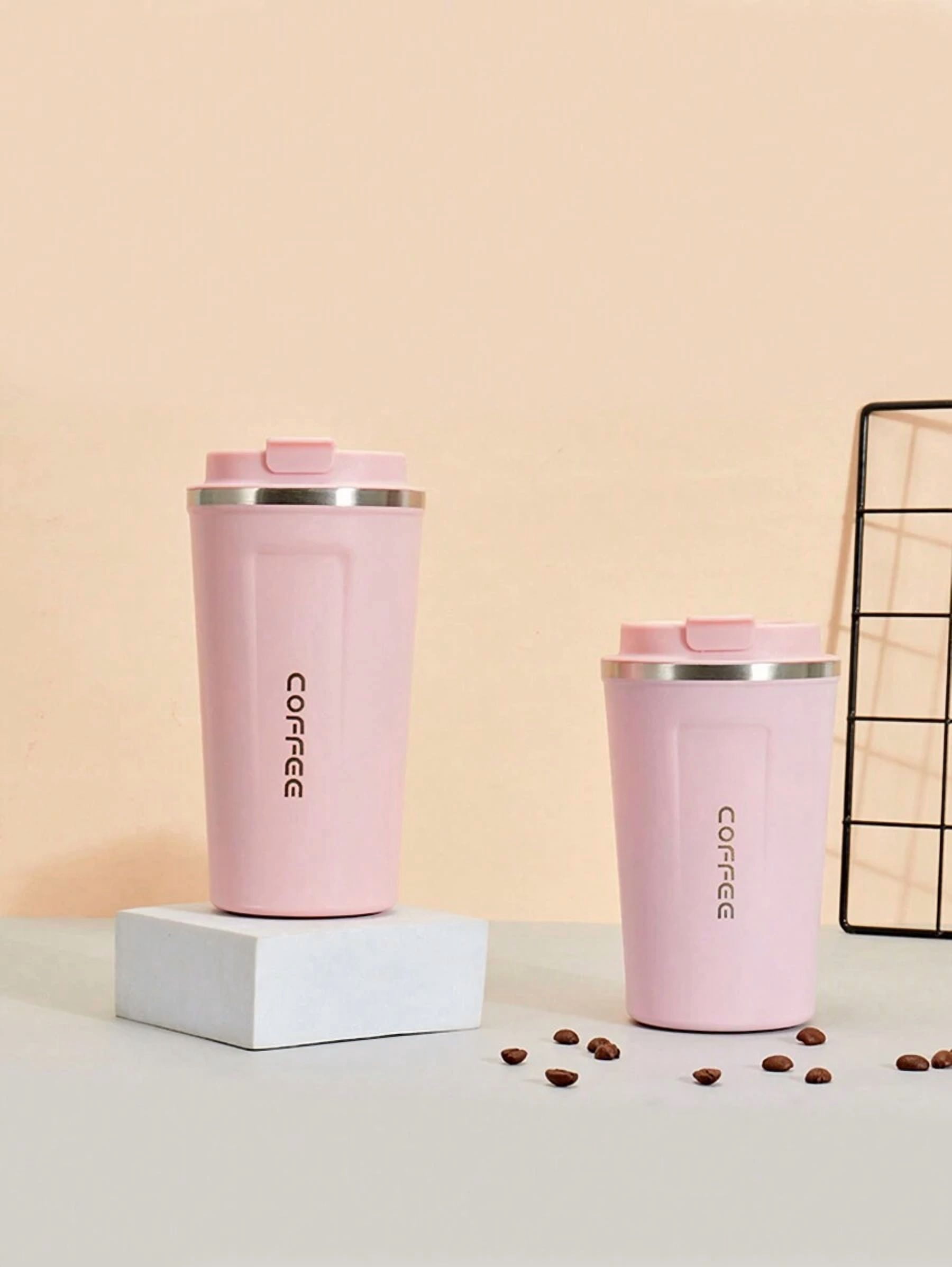 1pc Vacuum Insulated Double Wall Stainless Steel Coffee Mug/Tumbler/Car ...