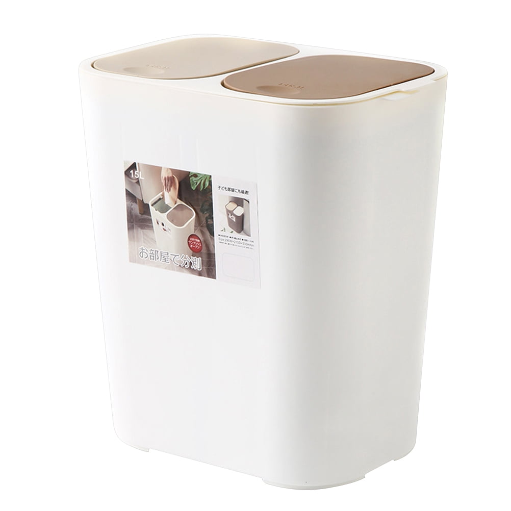 1pc Versatile Double-deck Classified Dustbin Wet and Dry Classified ...
