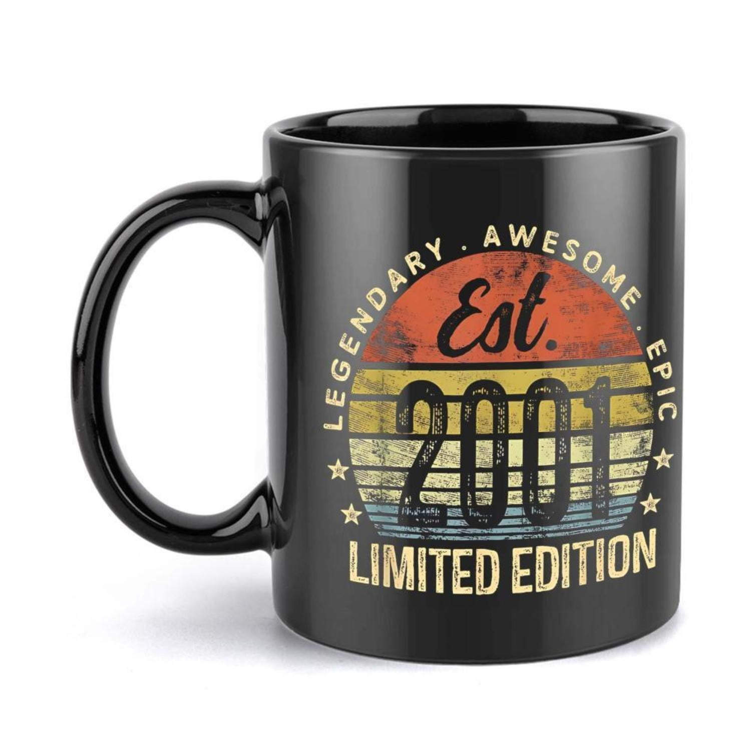 1pc Vintage 2001 Legendary Design Ceramic Coffee Mug 11oz Sunset ...