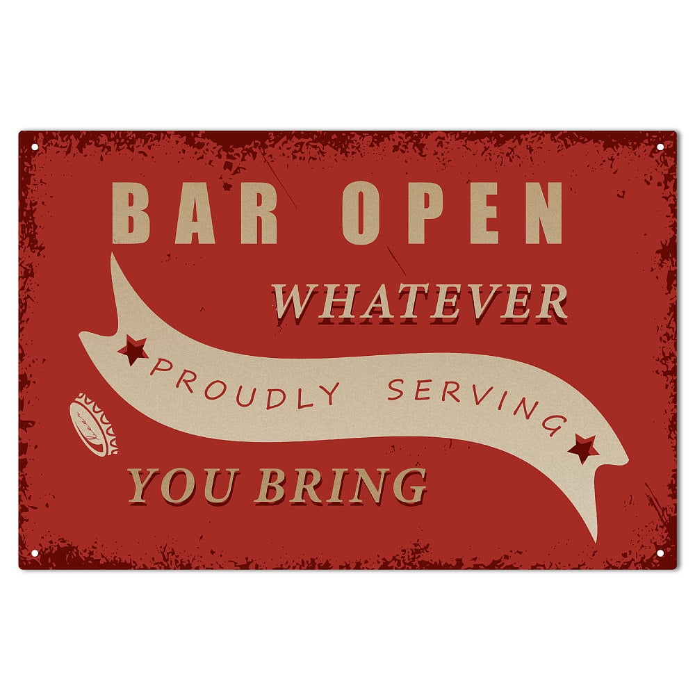 1pc Vintage Metal Iron Tin Sign Poster Wall Decor for Bars Restaurants ...