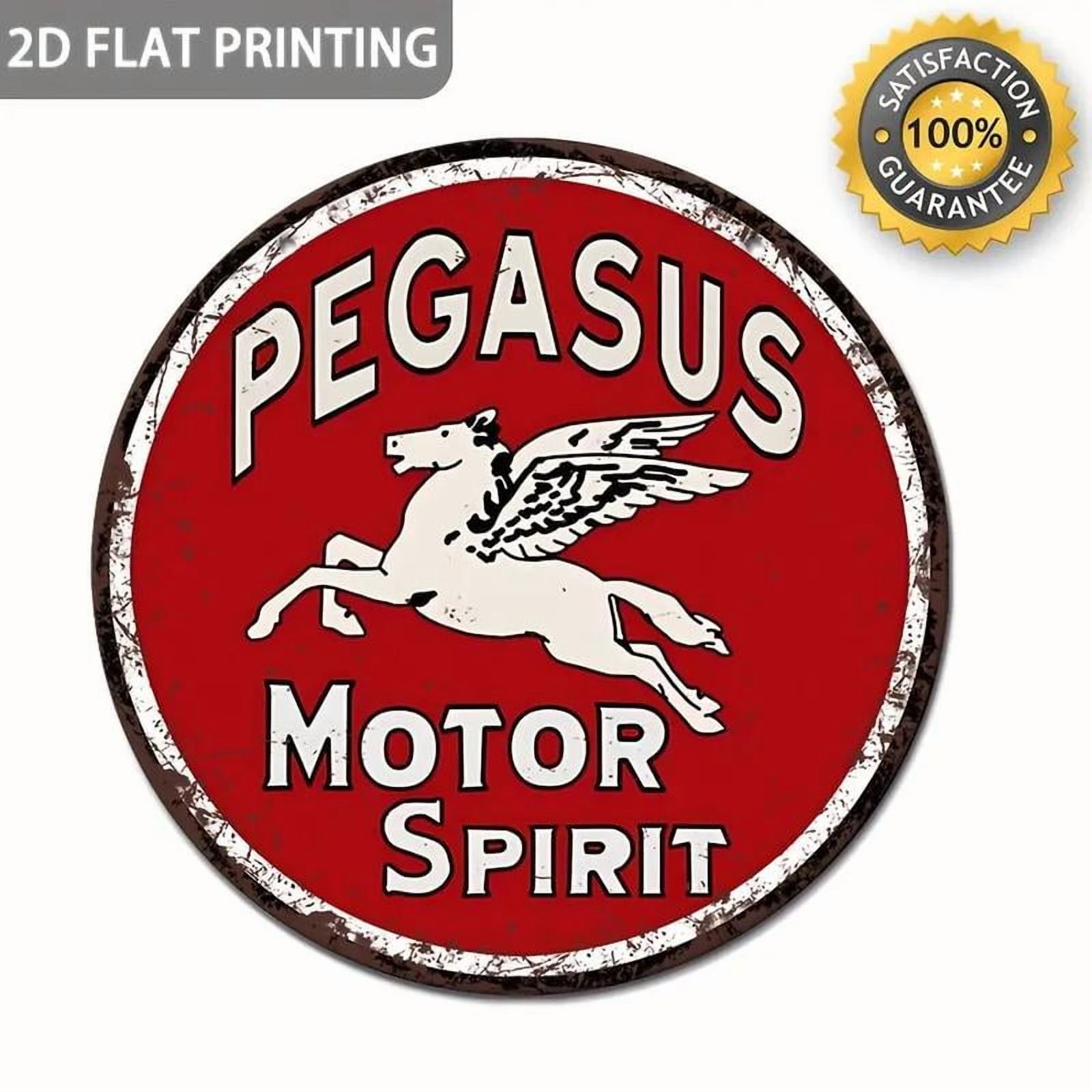 [1pc Vintage Metal Plaque] 1pc Aluminum Vintage Metal Round Plaque, 8x8 ...