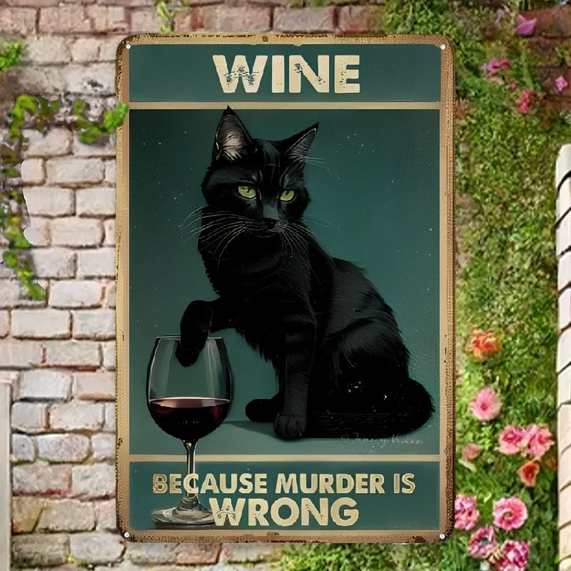 1pc Vintage Metal Tin Sign 8x12in, Decorative Sign & Plague, Metal Tin ...