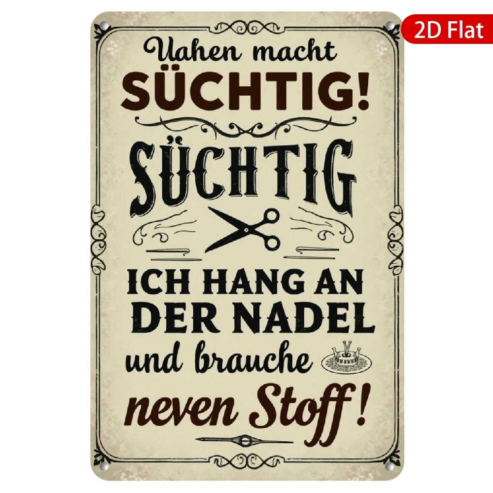 1pc Vintage Metal Wall Sign, 8x12 Inches, Durable & Weather-Resistant ...