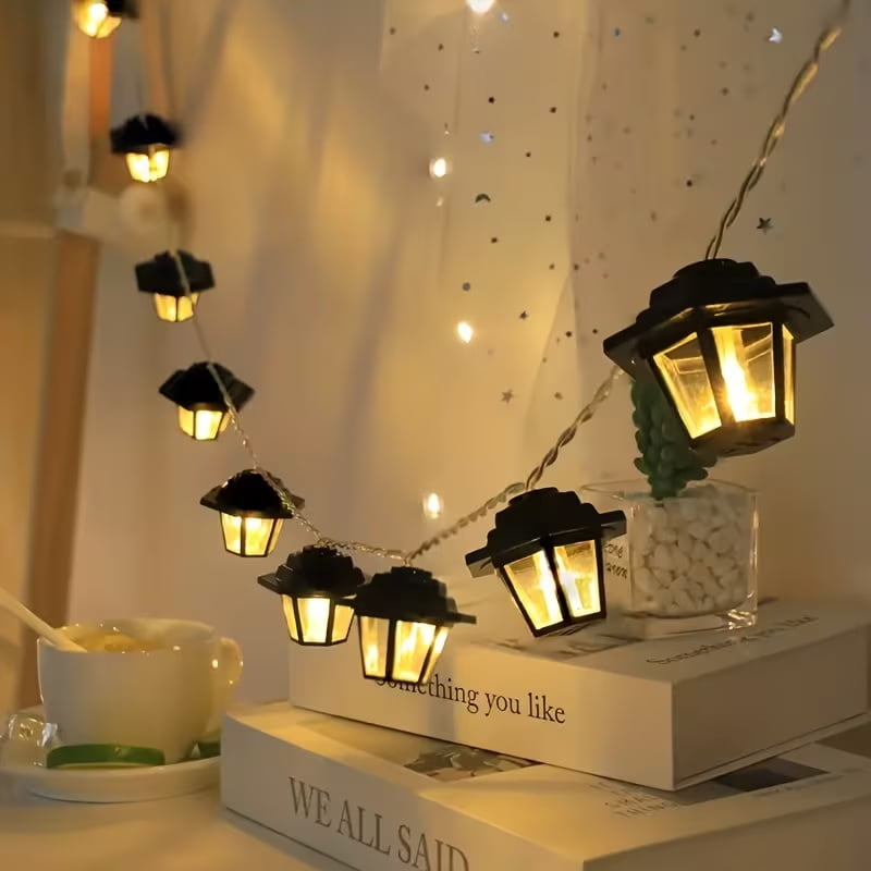 1pc Vintage Palace String Lights - Battery-Powered Decorative Lighting ...