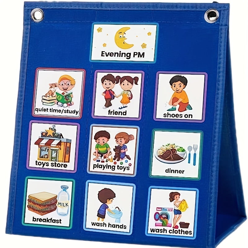 1pc Visual Timetable Daily Work Planner Visual Schedule Calendar ...