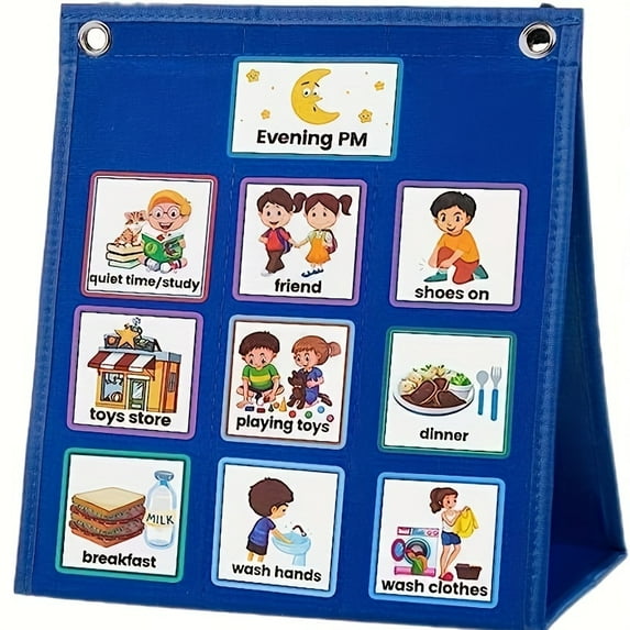 1pc Visual Timetable Daily Work Planner Visual Schedule Calendar ...