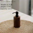 1pc Walnut Wood Press Bottle - Convenient Travel Size for Hand Soap ...