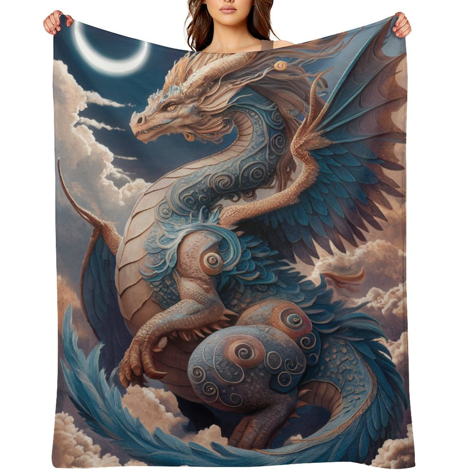 1pc Warm & Cozy Flannel Throw Blanket -Fabled Beauties 4 Graduation ...