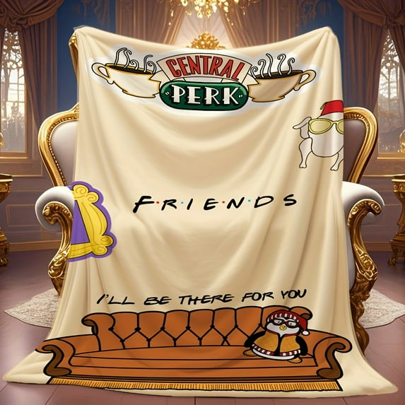 1pc Warner Bros. Friends TV Show Blanket - Official Central Perk ...