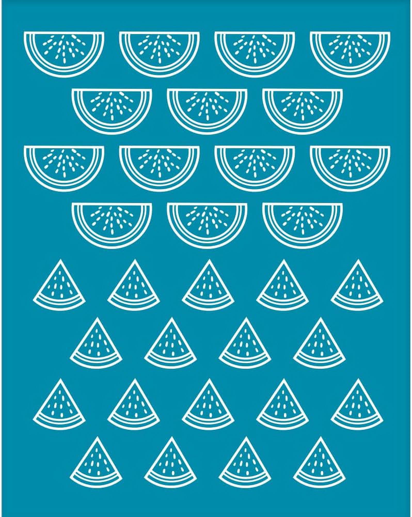 1pc Watermelon Clay Stencil Summer Silk Screen Printing Stencils ...