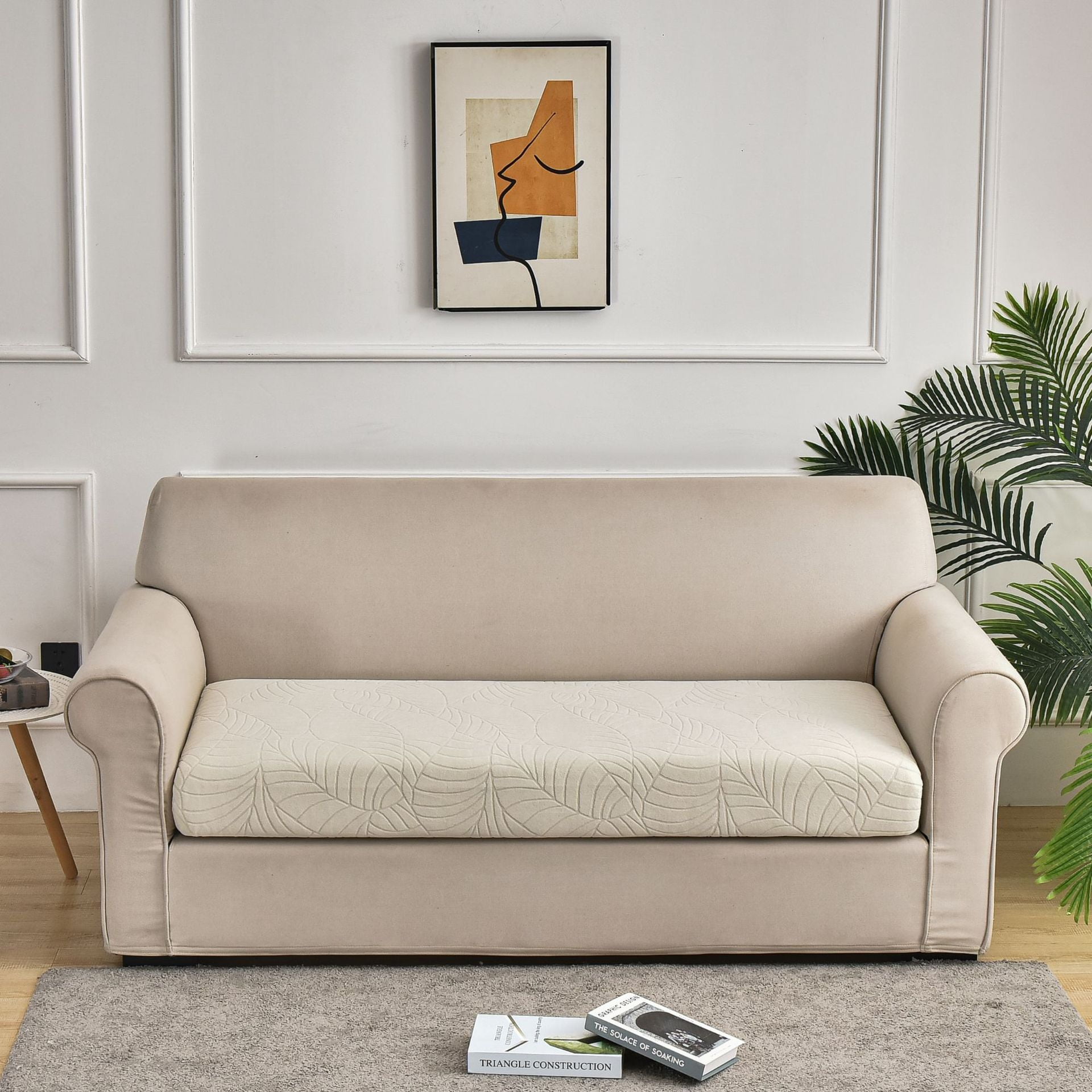 1pc Waterproof Stretch Sofa Slipcover Jacquard Sofa Cover Couch Cover ...