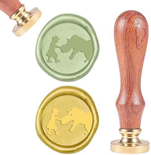 1pc Wax Seal Stamp &Dinosaur Vintage Wax Sealing Stamps Retro 25mm ...
