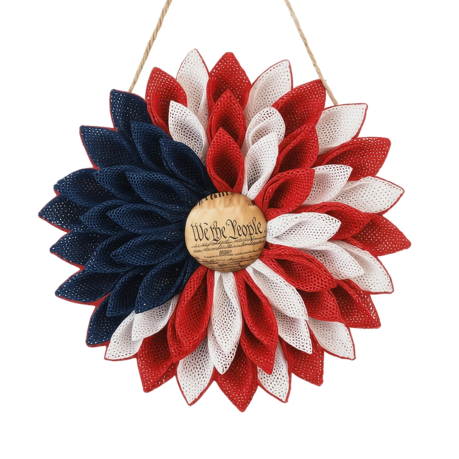 1pc We The People Patriotic 4th of July Wreath, Independence Day ...
