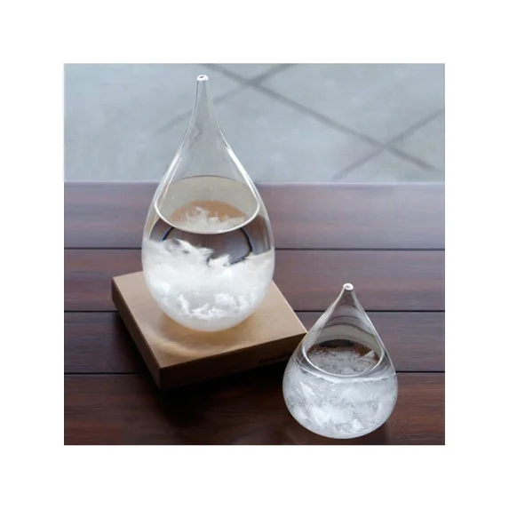 1pc Weather Forecast Glass Bottle Creative Gift, Raindrop Storm Bottle ...