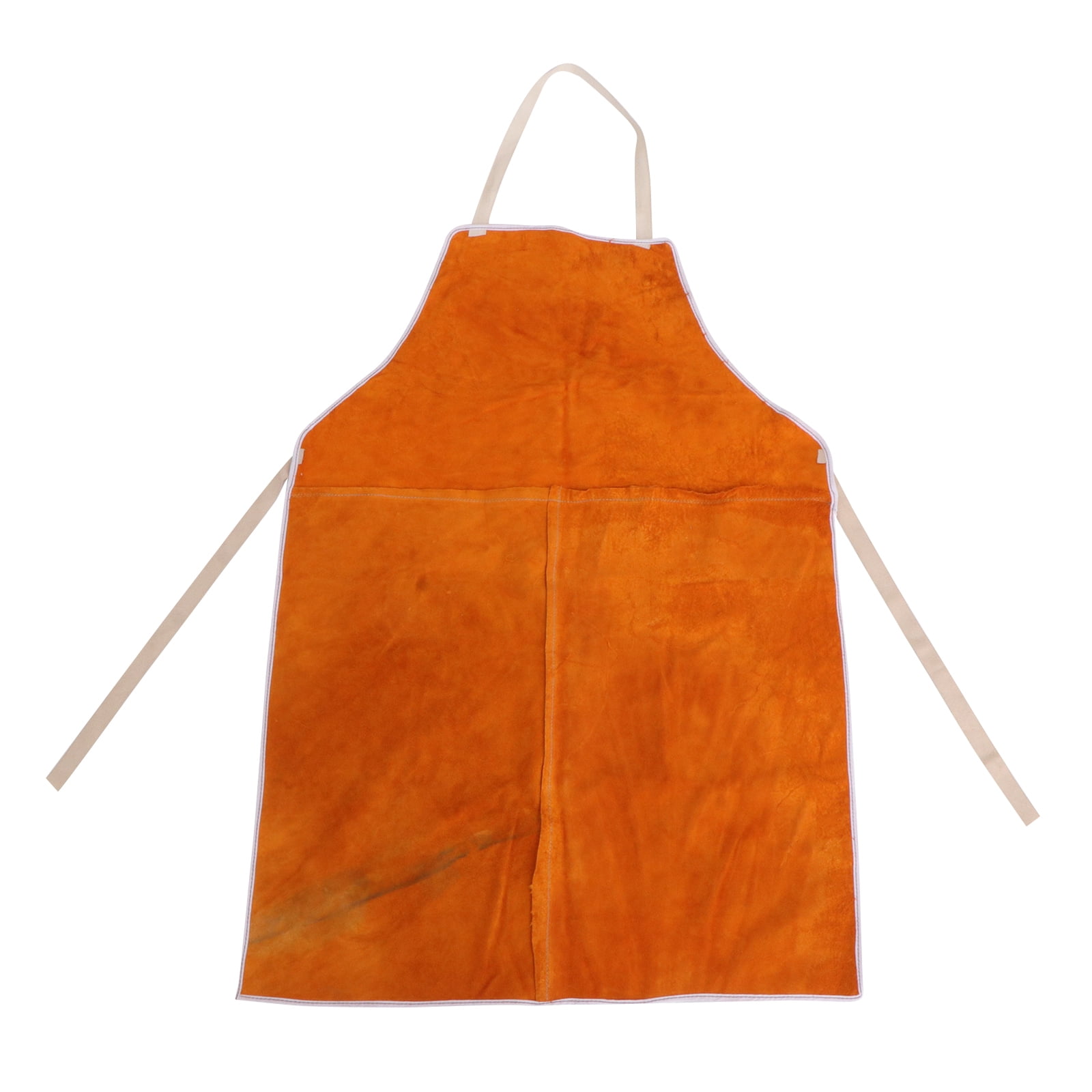 Minkissy Welding Apron Orange Cowhide for 1Pack 36.2X23.6X0.2In ...