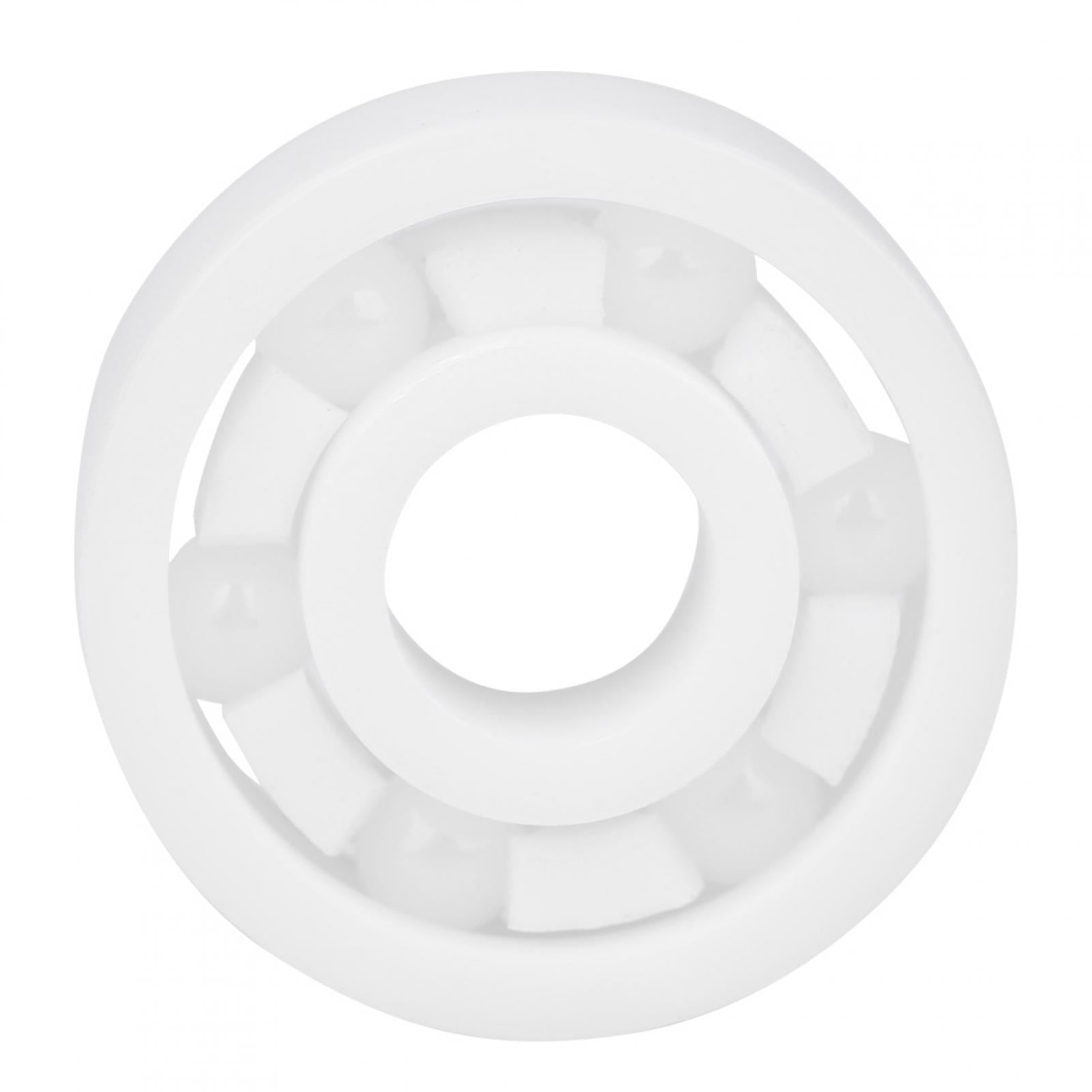 1pc White Color ZrO2 Ceramic Miniature 606 Bearing 6*17*6mm, 606 Full ...