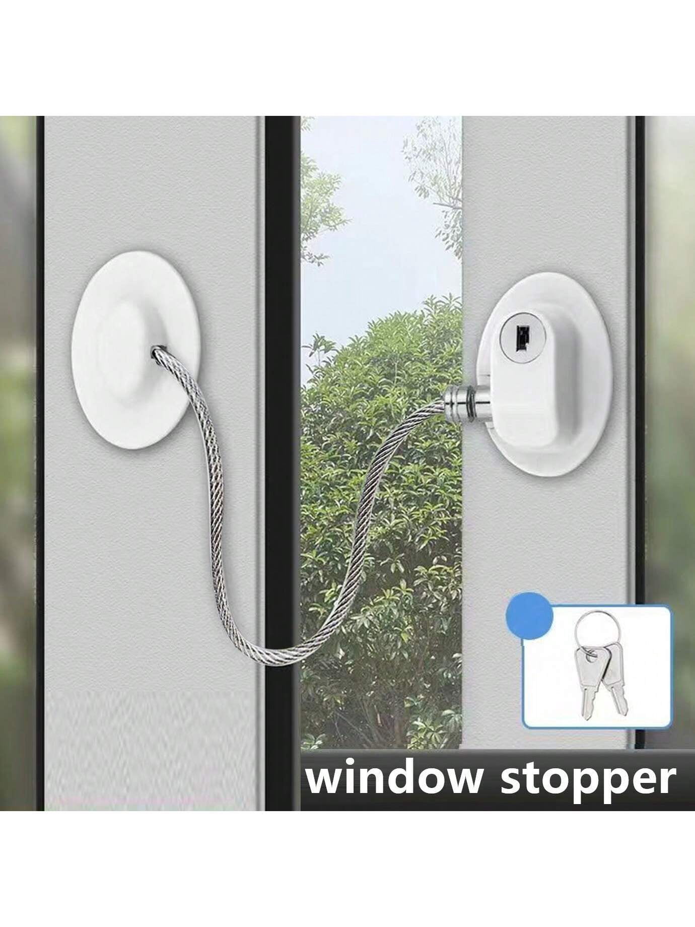 1pc White Multi Function Child Lock, Cabinet Door Lock Window Lock ...