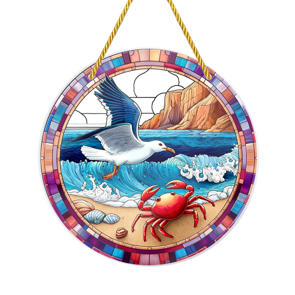 1pc Wild West Bull Skull Acrylic Suncatcher Design with Vibrant Floral ...