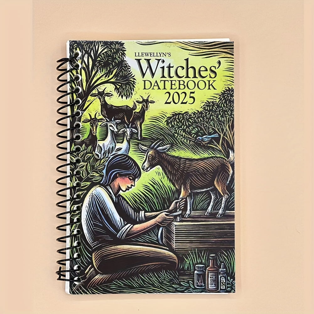 1pc Witch'S 2025 Datebook - Monthly, Weekly & Daily Planner with Moon ...