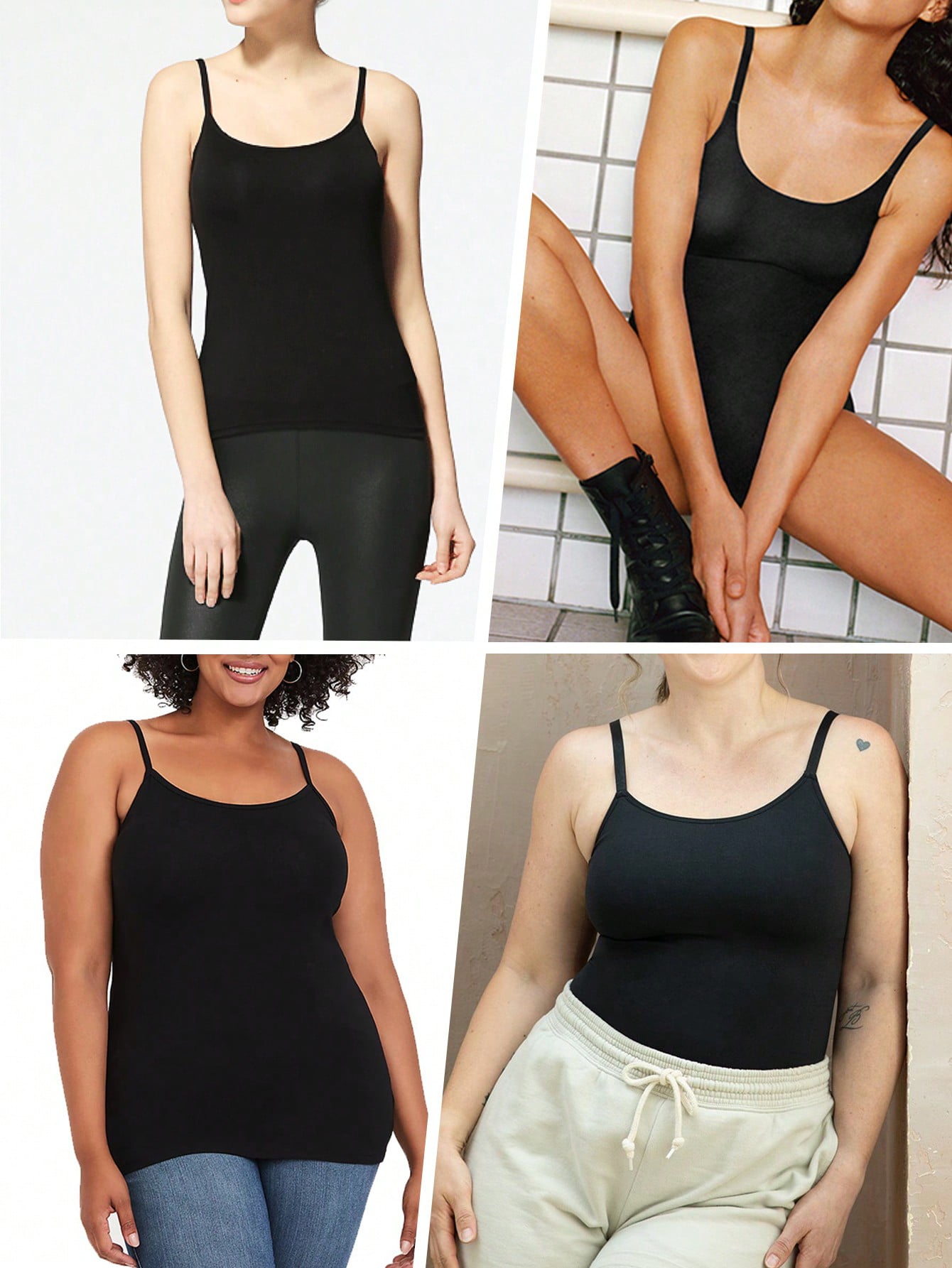 1pc Women's Seamless Control Body Shaper Camisole - Walmart.com