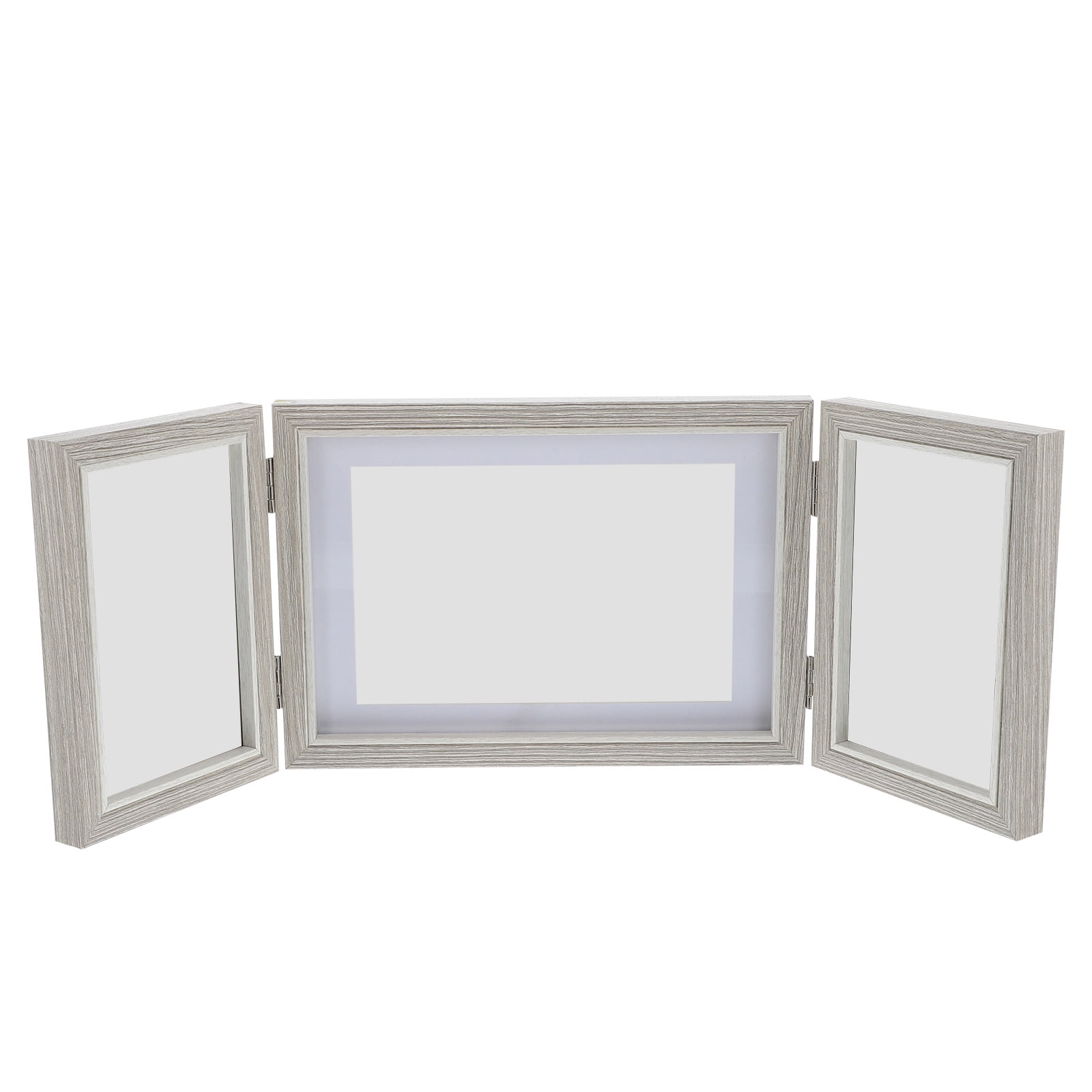 1pc Wood Tabletop Folding Picture Frame Vertical Photo Frame for Home ...