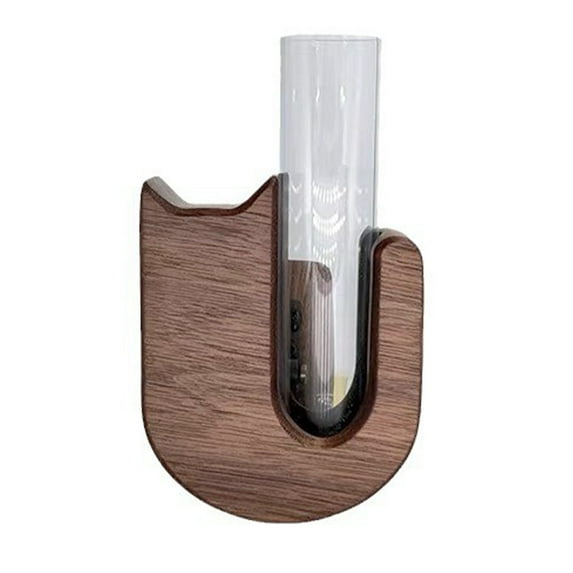 1pc Wood Wall Plant Propagation Station, Wall Vases Planters for Indoor ...