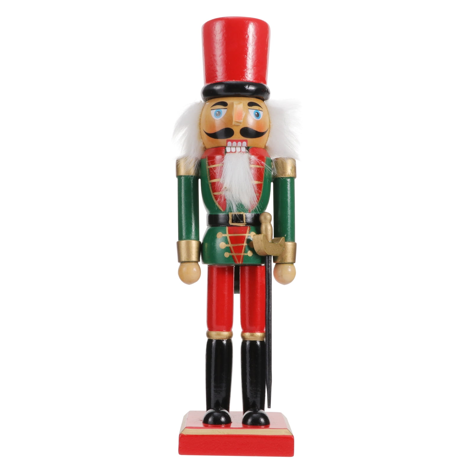 1pc Wooden Walnut Soldier Nutcracker Puppet Soldier Toys Home Decor ...