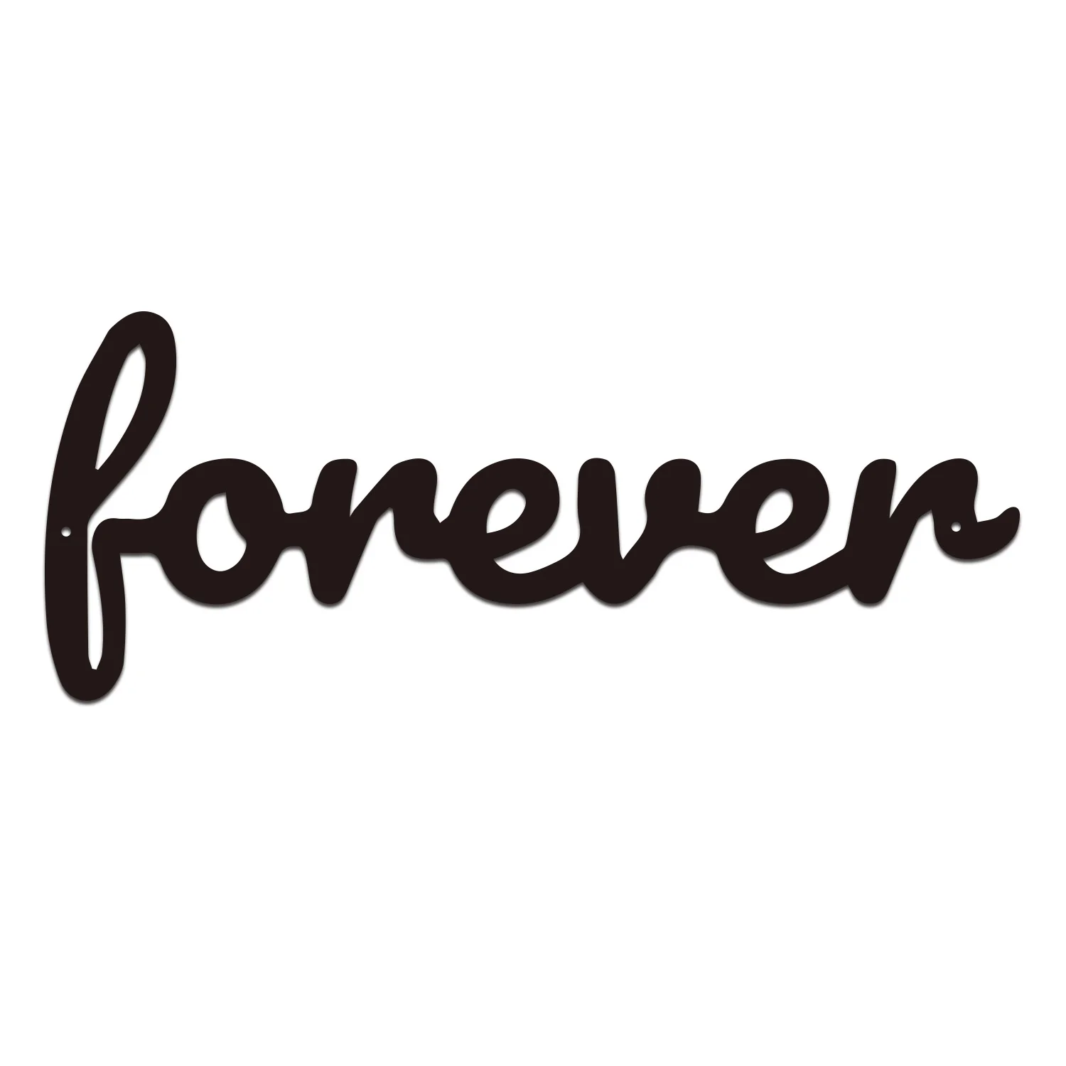 1pc Word Wall Art, Forever Sign, Forever Cursive Word Sign, Cursive ...