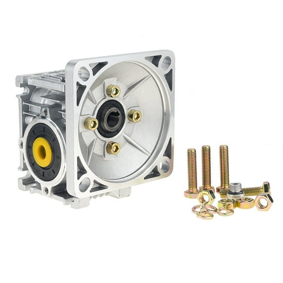 1pc Worm Reducer gearbox RV030 14mm output 5:1 to 80:1 Worm Gearbox ...