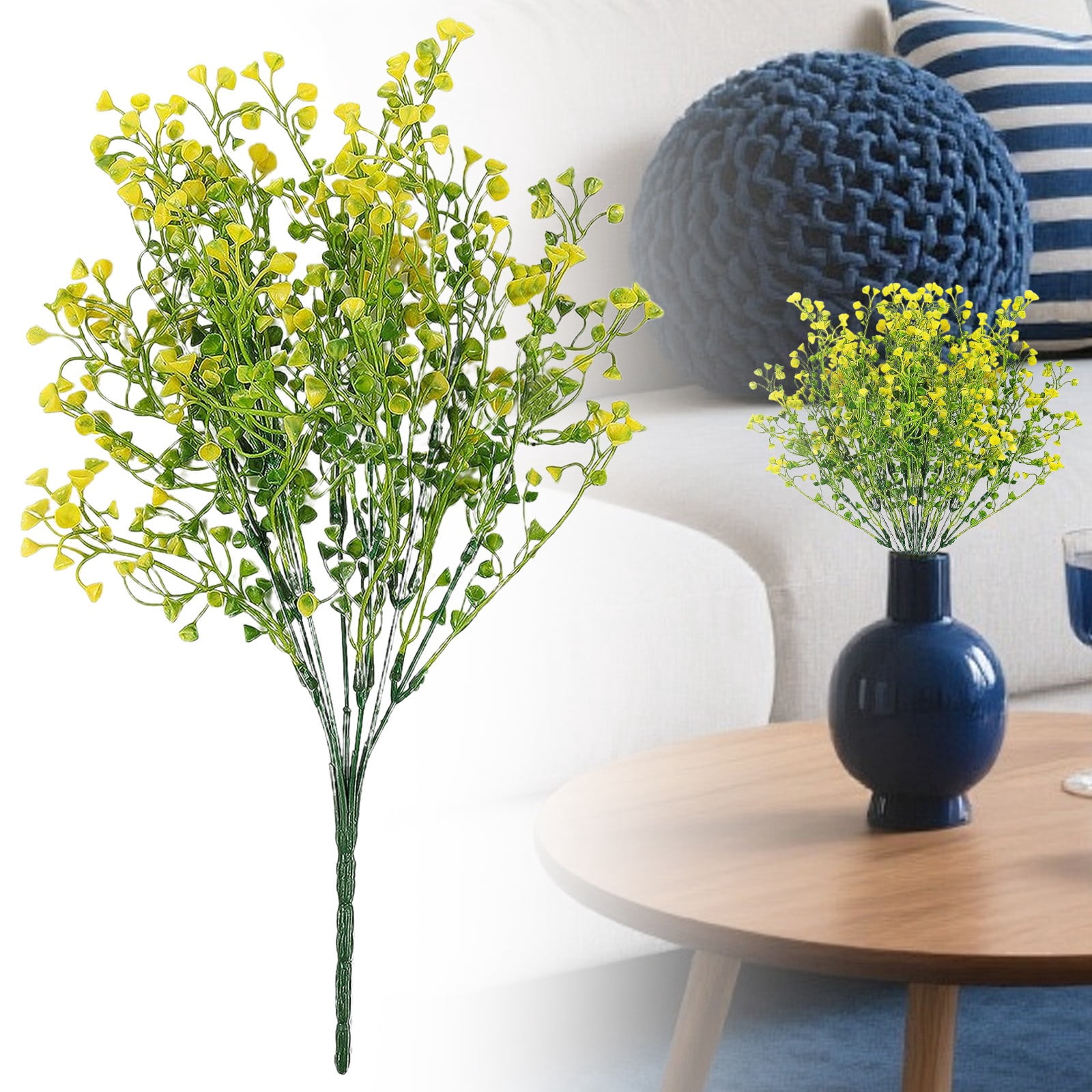 1pc Yellow 6 Forked Bellflower Artificial Bellflower B for Wedding ...
