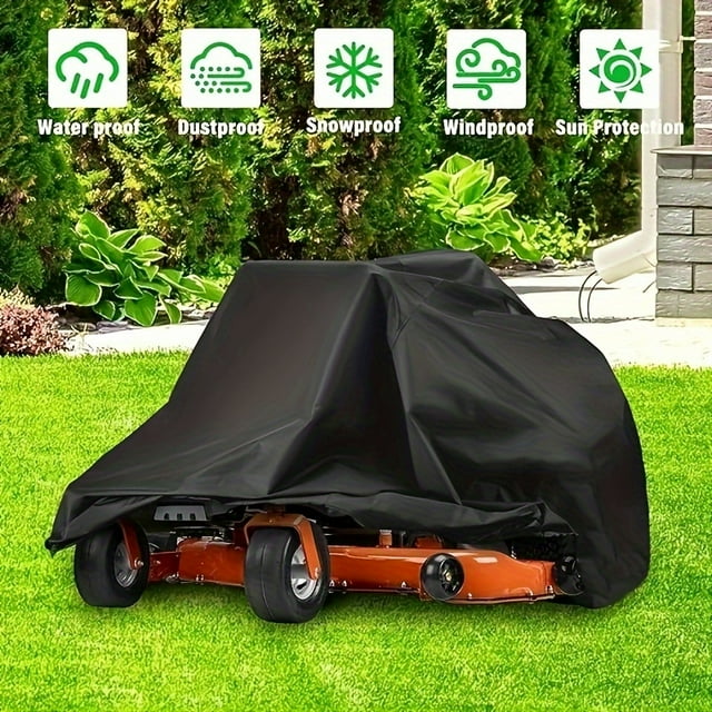 1pc Zero-Turn Mower Cover Heavy Duty 600D Marine Grade Fabric ...