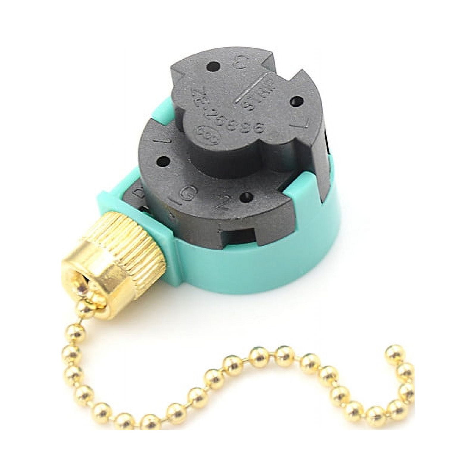 1pc Zing Ear ZE-268S6 Switch 3 Speed Pull Chain Control Brass - Walmart.com