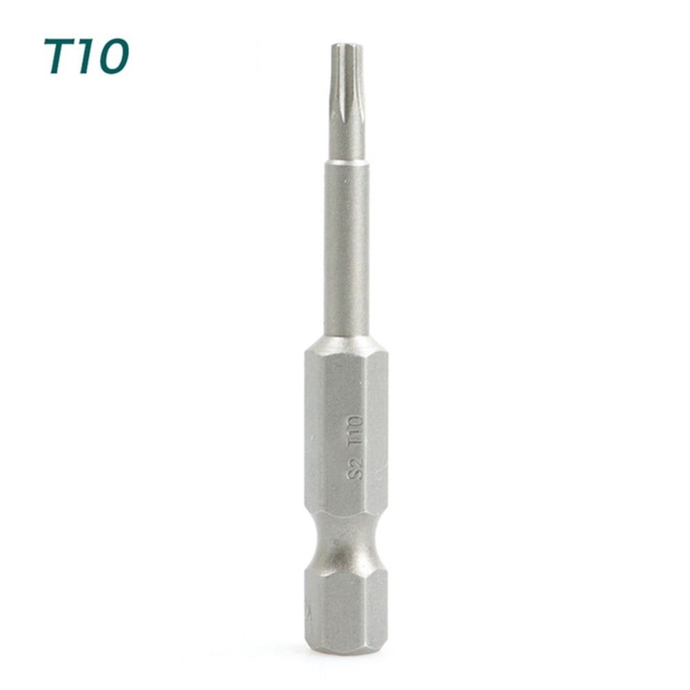 1pc alloy steel 50mm long for Torx screwdriver bit 1/4" hexagon handle ...