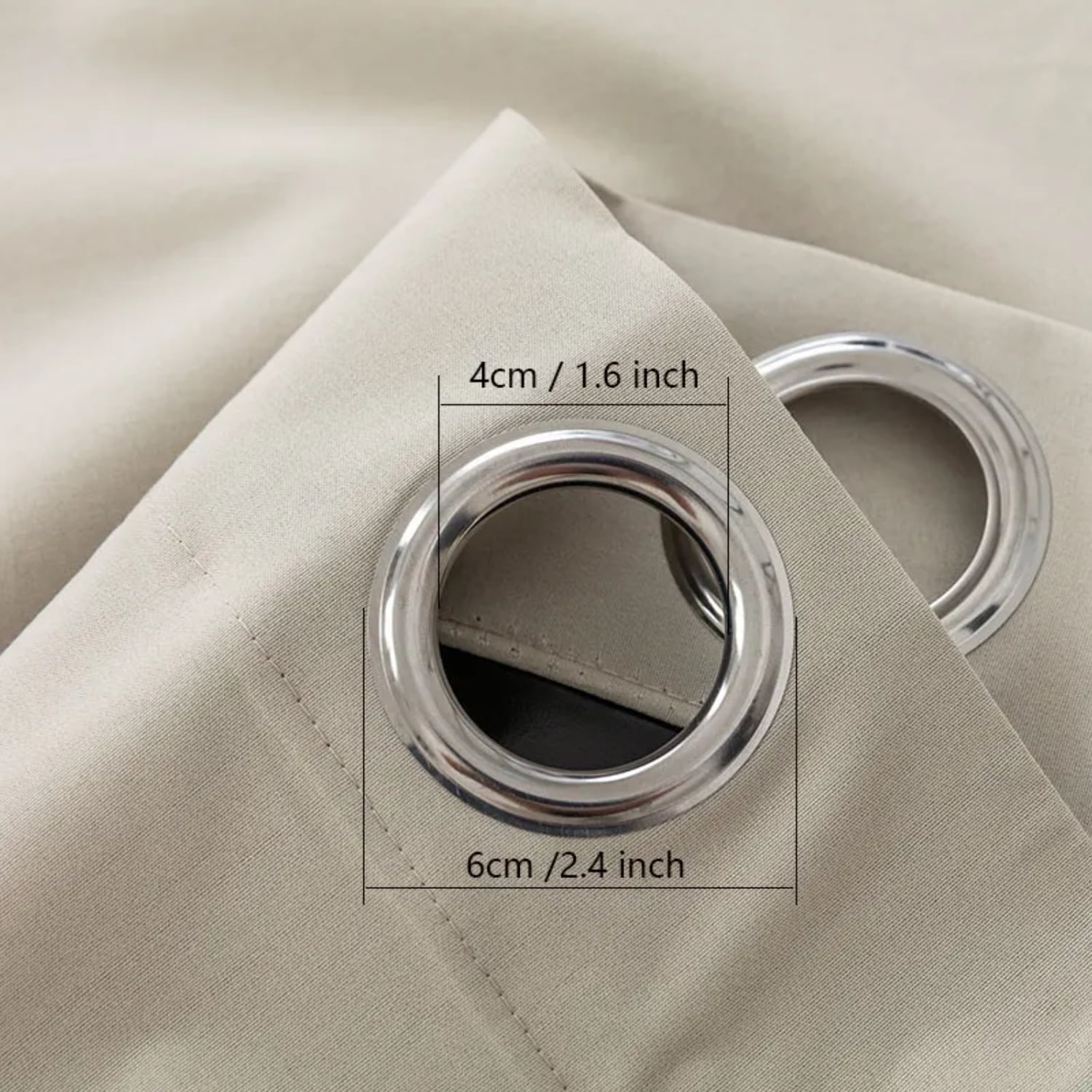 1pc blackout curtains with black tpu interlining thin and light drapery ...