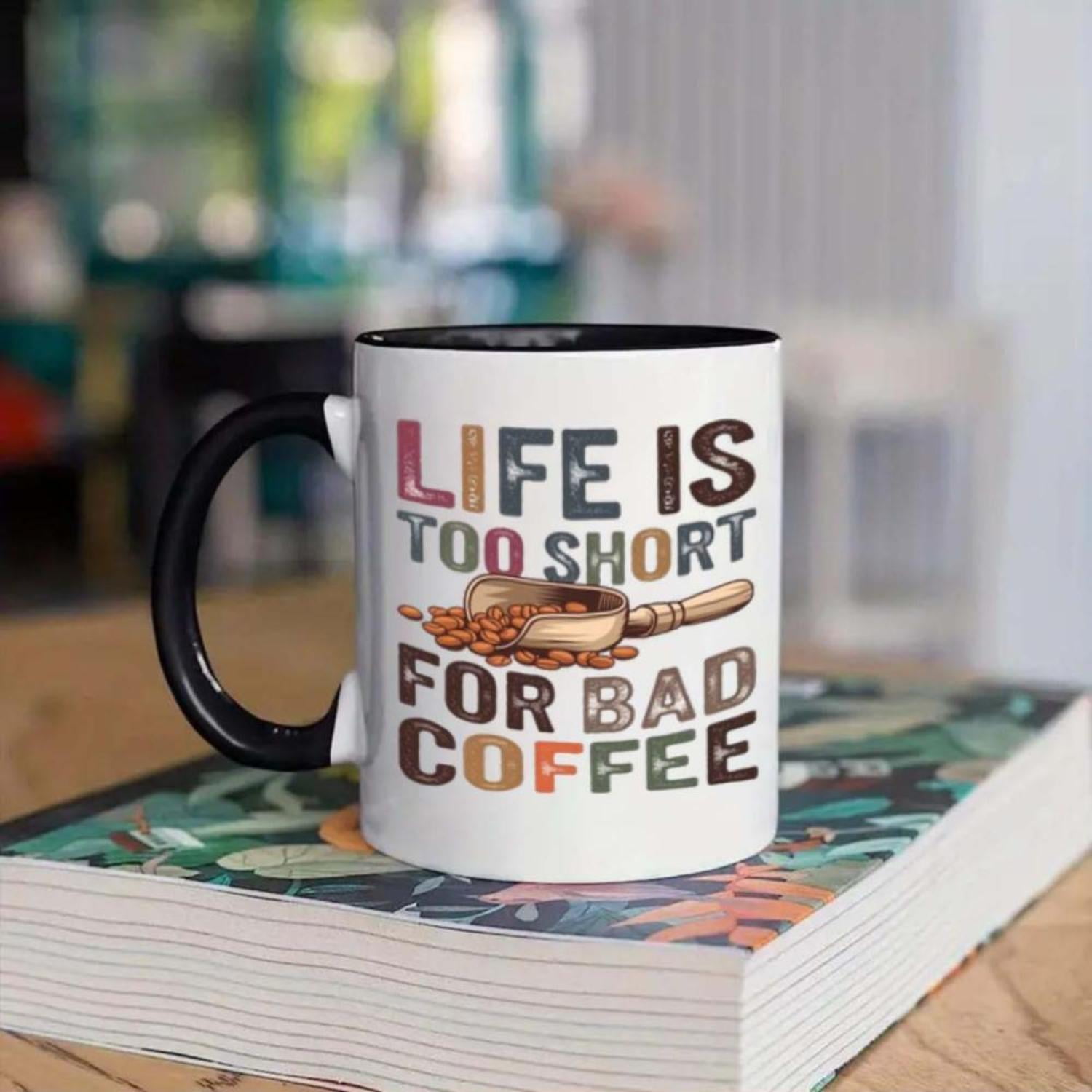 1pc coffee beans scoop funny mug 11oz ceramic cup coffee cup decorative ...