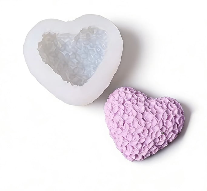 1pc, flower rose silicone mold candle mold plaster mold resin liquid ...