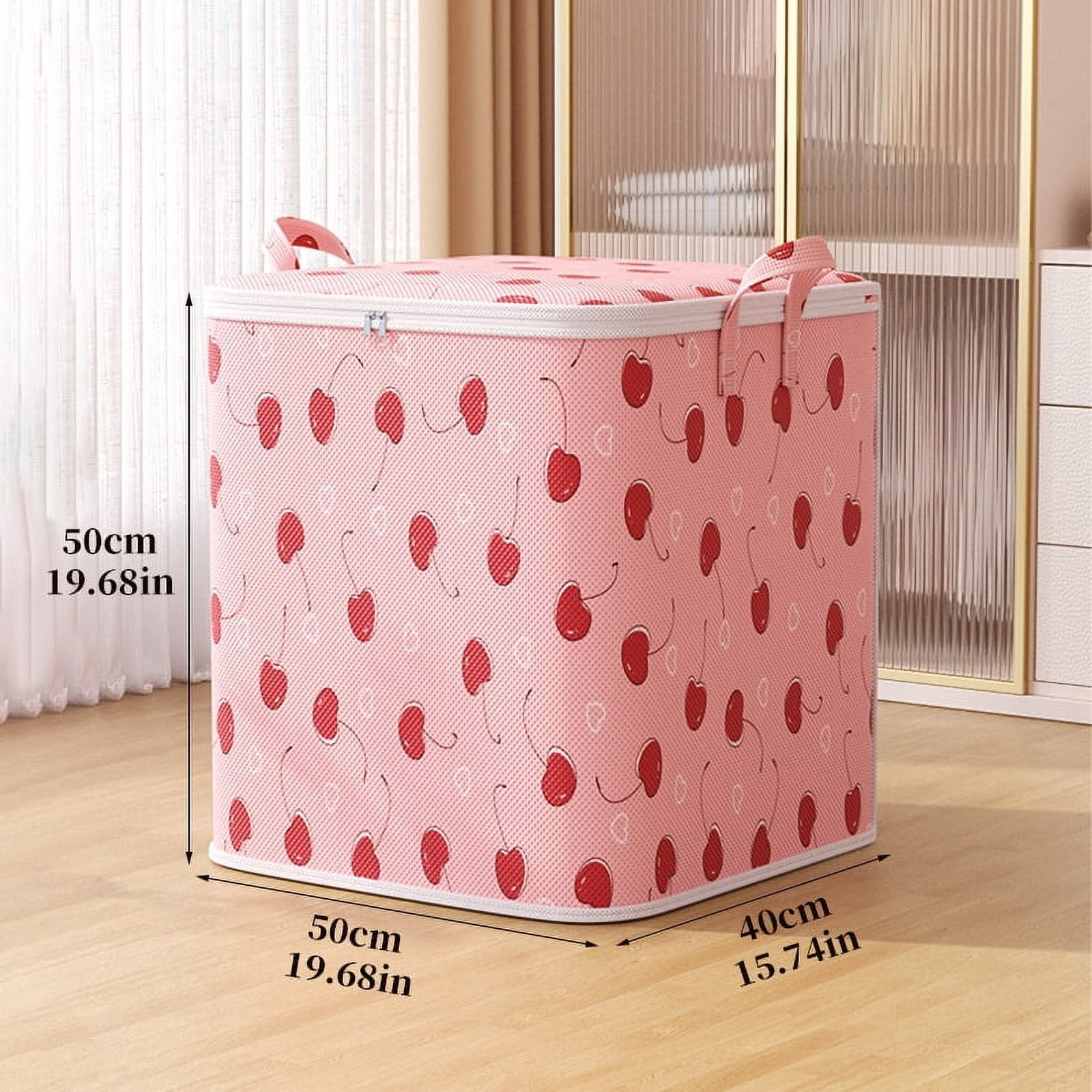 1pc household large capacity clothing storage bag Non-woven material ...