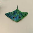 1pc laser blue green 16cm 3D printed manta ray ornaments, fish tank ...