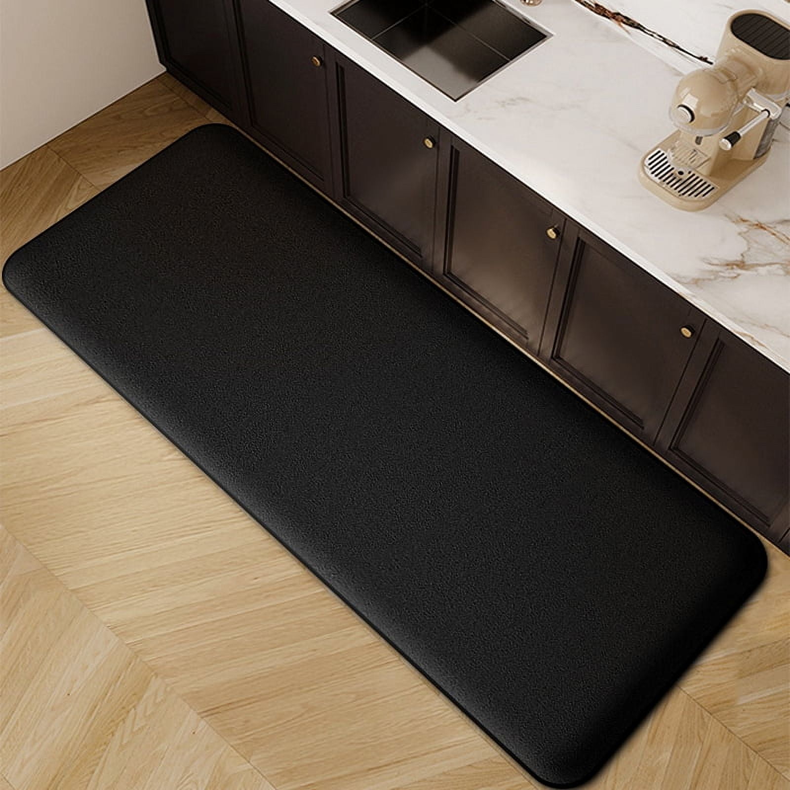 1pc long strip thickened kitchen floor mat flannel non-slip bathroom ...