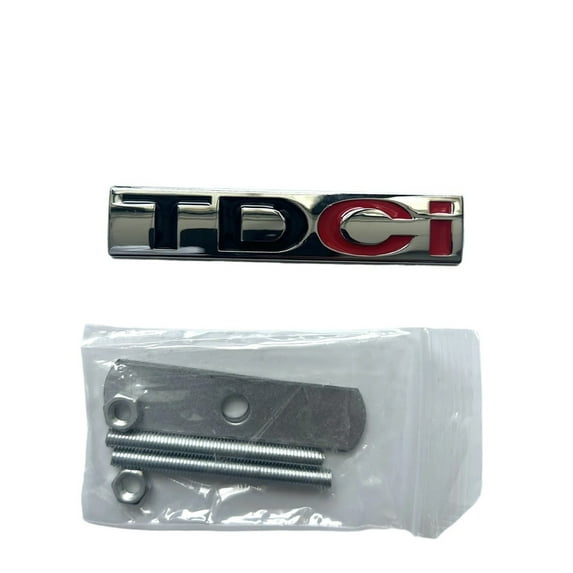 1pc metal car logo TDCI screw mesh front grille suitable for body ...