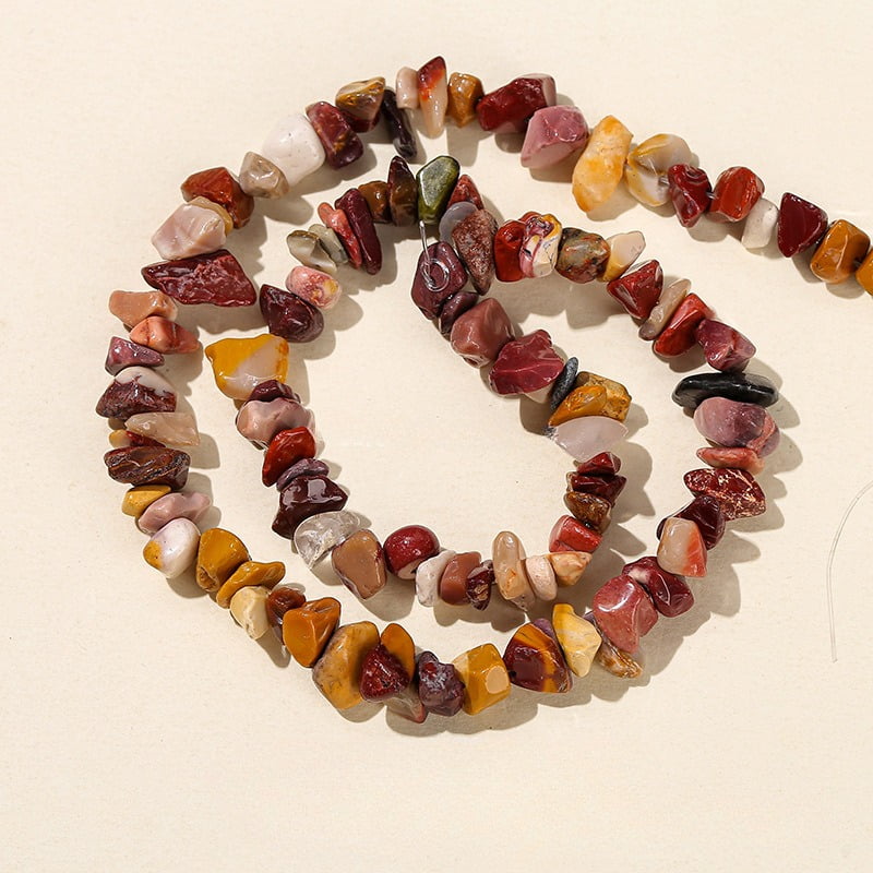 1pc natural crystal chip stick bead – irregular loose gemstone for DIY ...